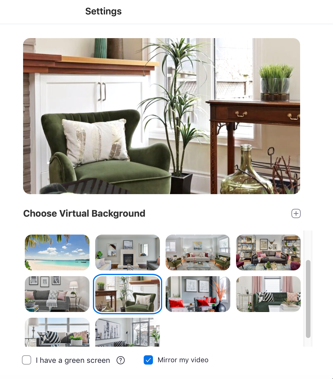 Add virtual background in zoom - jafcheck